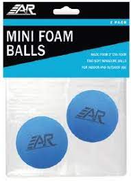 A&R Mini Goal Foam Balls 2-Pack - Retail Bag – ProStrideHockeyUSA